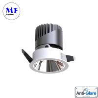 China Factory Price Anti-Glare Dimmable V Spring Clip 20W 25W 30W Various Metallic Color Reflector Bathroom Frameless Recessed Anti-Glare Spot LED Down Light for sale
