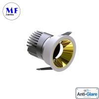 China Factory Price Anti-Glare Dimmable V Spring Clip 20W 25W 30W Various Metallic Color Reflector Bathroom Frameless Recessed Anti-Glare Spot LED Down Light for sale