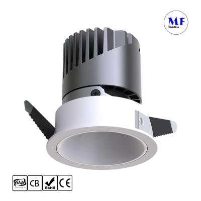 China Factory Price No Glare Zigbee 7W 10W 12W 15W 100lm/W CCT Tunable Cozy Recessed Commercial Residential Home Studio Hotel Spotlight High Feet Round LED Down Light for sale