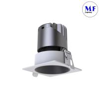 China IP20 IP44 7W/10W/12W/15W/20W 2700-6500K CCT Tunable Smart Power Dimmable Triac/0-10V/Dali-2 Recessed Square Downlight Spot Anti Glare LED Down Light for sale