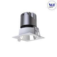 China IP20 IP44 7W/10W/12W/15W/20W 2700-6500K CCT Tunable Smart Power Dimmable Triac/0-10V/Dali-2 Recessed Square Downlight Spot Anti Glare LED Down Light for sale
