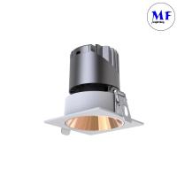 China IP20 IP44 7W/10W/12W/15W/20W 2700-6500K CCT Tunable Smart Power Dimmable Triac/0-10V/Dali-2 Recessed Square Downlight Spot Anti Glare LED Down Light for sale