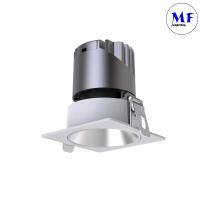 China IP20 IP44 7W/10W/12W/15W/20W 2700-6500K CCT Tunable Smart Power Dimmable Triac/0-10V/Dali-2 Recessed Square Downlight Spot Anti Glare LED Down Light for sale