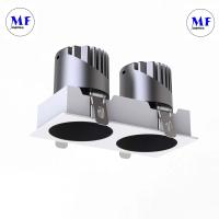 China Factory Price Anti-Glare Multiple Housing Colors IP20/IP44 Two Heads 14W/20W/24W/30W/40W LED Spot Light LED Down Light Recessed Down Light for sale