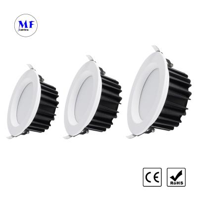 China Factory Price Smart Dimming Triac 0-10V Dali-2 Dali Dt6 Dt8 Control 5-50W Anti-Glare PC Diffuser Die Cast LED Recessed Downlight for Indoor Ceiling Light for sale