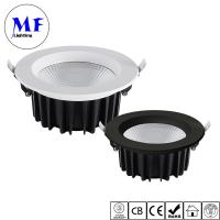 China Factory Price 50W High Power Recessed COB LED Downlight 100lm/W Dimmable IP40 Indoor CCT Adjustable Anti Glare Ceiling Down Light for Commercial Lighting for sale
