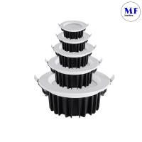 China Aluminum High Power 5W/7W/10W/12W/15W/20W/25W/30W/35W/40W/45W/50W Dimming CCT Adjustable Dimmable Smart Recessed Indoor Downlight Spot IP40 Hotel LED Down Light for sale