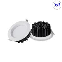 China Aluminum High Power 5W/7W/10W/12W/15W/20W/25W/30W/35W/40W/45W/50W Dimming CCT Adjustable Dimmable Smart Recessed Indoor Downlight Spot IP40 Hotel LED Down Light for sale