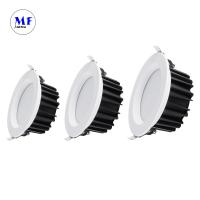 China Factory Price Die-Cast Aluminum 40W SMD Ceiling Recessed Downlight Ugr<19 Anti-Glare Triac 0-10V Dali-2 Dali Dt8 Tuya Zigbee Dimmable Down Light for sale