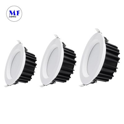China Factory Price Die-Cast Aluminum 40W SMD Ceiling Recessed Downlight Ugr<19 Anti-Glare Triac 0-10V Dali-2 Dali Dt8 Tuya Zigbee Dimmable Down Light for sale
