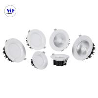 China Factory Price Die-Cast Aluminum 40W SMD Ceiling Recessed Downlight Ugr<19 Anti-Glare Triac 0-10V Dali-2 Dali Dt8 Tuya Zigbee Dimmable Down Light for sale