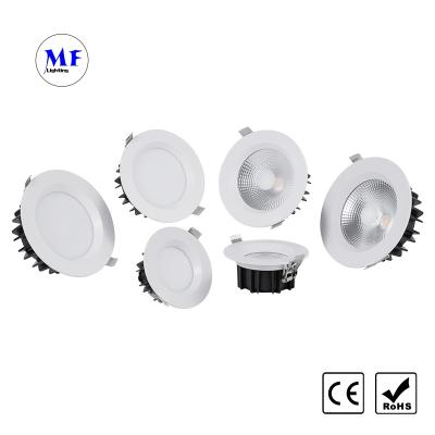 China Factory Price IP40 SMD LED Recessed Ceiling Downlight, Triac 0-10V Dali Dali-2 Dt6 Dt8 Dimmable, Smart Zigbee Tuya WiFi Control, Indoor Down Light for Office for sale