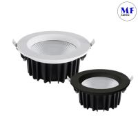 China Aluminum 60 Degree Triac 0-10V Dali Smart Dimming Dimmable CCT Adjustable 5W/7W/10W/12W/15W/20W/25W/30W/35W/40W/45W/50W Downlight Recessed COB LED Down Light for sale