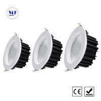 China Factory Price COB LED Recessed Downlight 30W Triac 0-10V Dali-2 Dt6 Dt8 Dimmable Tuya Zigbee Tuya WiFi Smart Control Ugr<19 Die-Cast Aluminum Ceiling Down Light for sale