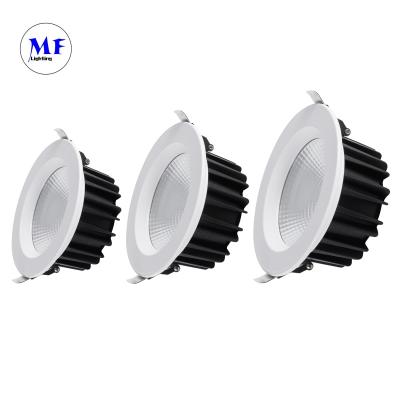 China Factory Price COB LED Recessed Downlight IP40 Milky PC Diffuser 60° Beam Angle Triac 0-10V Dali-2 Dali Dt8 Tuya Zigbee Dimmable 10W Down Light for sale