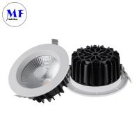 China 15W Triac /0-10V/Dali-2/Tuya Zigbee Dimmable 100lm/W LED Spot Downlight Beam Angle 60° Recessed Anti-Glare COB LED Down Light for Commercial and Housing Places for sale