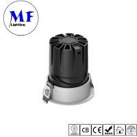 China Anti-Glare Ultra-Low UGR<3 Tiltable Recessed Down Light LED Ceiling Spot Downlight 7W 10W 15W 20W 25W Power Dimmable DIP 5CCT Adjustable for sale