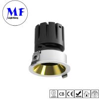 China Anti-Glare Ultra-Low UGR<3 Tiltable Recessed Down Light LED Ceiling Spot Downlight 7W 10W 15W 20W 25W Power Dimmable DIP 5CCT Adjustable for sale
