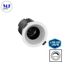 China 110-120LM/W High Lumen LED Down Light Anti-glare Triac Dali TUYA Dimmable Optical Lens Design for Bathroom Industrial Retail Commercial Spaces for sale