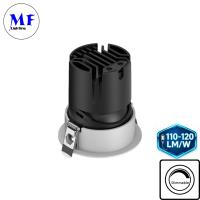 China 110-120LM/W High Lumen LED Down Light Anti-glare Triac Dali TUYA Dimmable Optical Lens Design for Bathroom Industrial Retail Commercial Spaces for sale