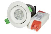 China PF 0.92 15watts Dimmable LED Down Lights ,Beam Angle 30 / 60 Degree With CREE Led for sale