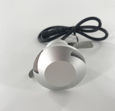 China 3 Watt LED Outdoor Landscape Lighting / LED Buried Lights 2700K 4000K Silver Finished Body Color for sale