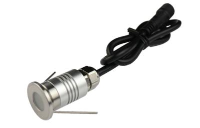 China 1W Mini Ground Light DC12V IP67 Waterproof LED Underground Outdoor Landscape Lighting for sale