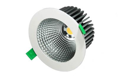 China Opal Reflector 720LM 10.5W Bridgelux COB LED Down Light With 45°Die-cast Aluminum for sale