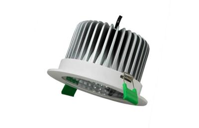 China Dimmable 1950Lumen 32W Bridgelux COB LED Down Light With Opal Reflector for sale