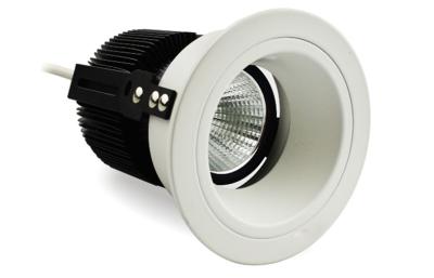 China 10W 100lm / W CREE Chip COB LED Down Light With Dimmable For Commercial Lighting for sale