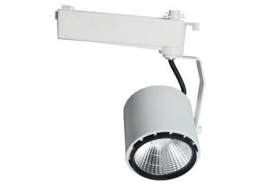 China COB Led Track Lights 23 Watt Unique Reflector 3 / 4 Phase EU Standard for sale