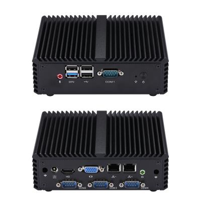 China Aluminum Alloy Fanless Industrial PC Intel N2920 Quad Core 4 RS232 155x127x48mm for sale