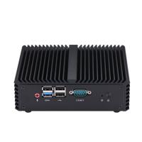 China Micro Celeron Mini PC Intel J1900 Fanless Mini PC Dual LAN 1 RS232 for sale