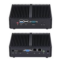 China Micro Celeron Mini PC Intel J1900 Fanless Mini PC Dual LAN 1 RS232 for sale