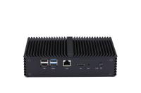 China Fanless Mini PC Firewall Intel J3455 Quad Core 4 Gigabit LAN 1600MHz for sale