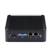 China Dual LAN Celeron Mini PC Mini Industrial PC 1007U Fan Cooled Box PC for sale