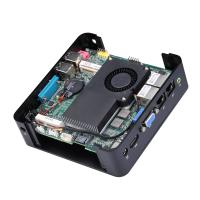China Dual LAN Celeron Mini PC Mini Industrial PC 1007U Fan Cooled Box PC for sale