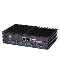 China Broadwell Fanless Industrial Mini PC Intel Core i5 5200U 2.2GHz 2 LAN 6 COM for sale