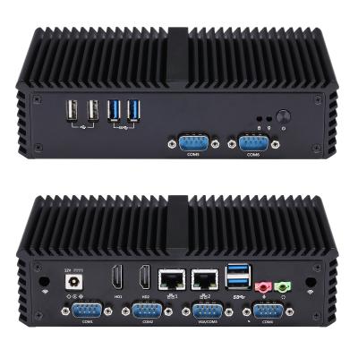 China Fanless Rugged Industrial Mini PC Intel Core i5 4200U 6 COM Dual LAN 15W TDP for sale