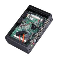 China Fanless Rugged Industrial Mini PC Intel Core i5 4200U 6 COM Dual LAN 15W TDP for sale