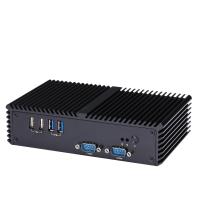 China Broadwell Fanless Industrial Mini PC Intel Core i5 5200U 2.2GHz 2 LAN 6 COM for sale
