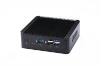 China Celeron 3865U Compact Industrial Pc 4 RS232 COM Dual HDMI Mini Industrial Computer for sale