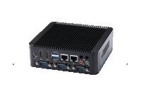 China Celeron 3865U Compact Industrial Pc 4 RS232 COM Dual HDMI Mini Industrial Computer for sale