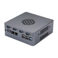 China Industrial Mini PC Pentium G4560 4 COM Ports Dual Intel LAN 2 HDMI 64GB DDR4 for sale