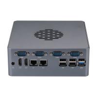 China Intel Core i5-6400 32GB 2133MHz Mini PC 4xCOM Dual LAN 3 Display Fanless Office Computer for sale