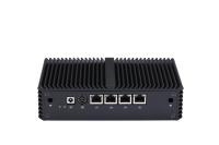China Fanless POE Mini PC Intel J3455 4 Gigabit LAN Industrial Router 12V 48V for sale