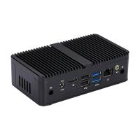 China 8GB RAM Fanless Firewall Mini PC Intel J4125 Quad Core Dual RS232 485 Port for sale