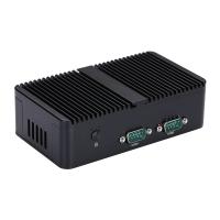 China 8GB RAM Fanless Firewall Mini PC Intel J4125 Quad Core Dual RS232 485 Port for sale