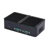China Fanless Celeron Mini PC Intel J4125 Quad Core Dual Compact IPC Mini Pc Nas Build for sale
