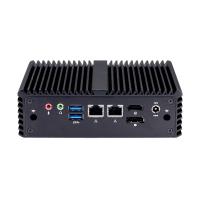 China Intel Celeron N4000 Industrial Mini PC 4xRS232 Dual LAN HDMI DP 4K Fanless for sale